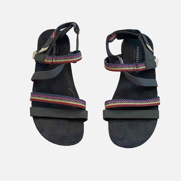 Merrell | Shoes | Merrell Womens District Mendi Blue And Multi Colored ...